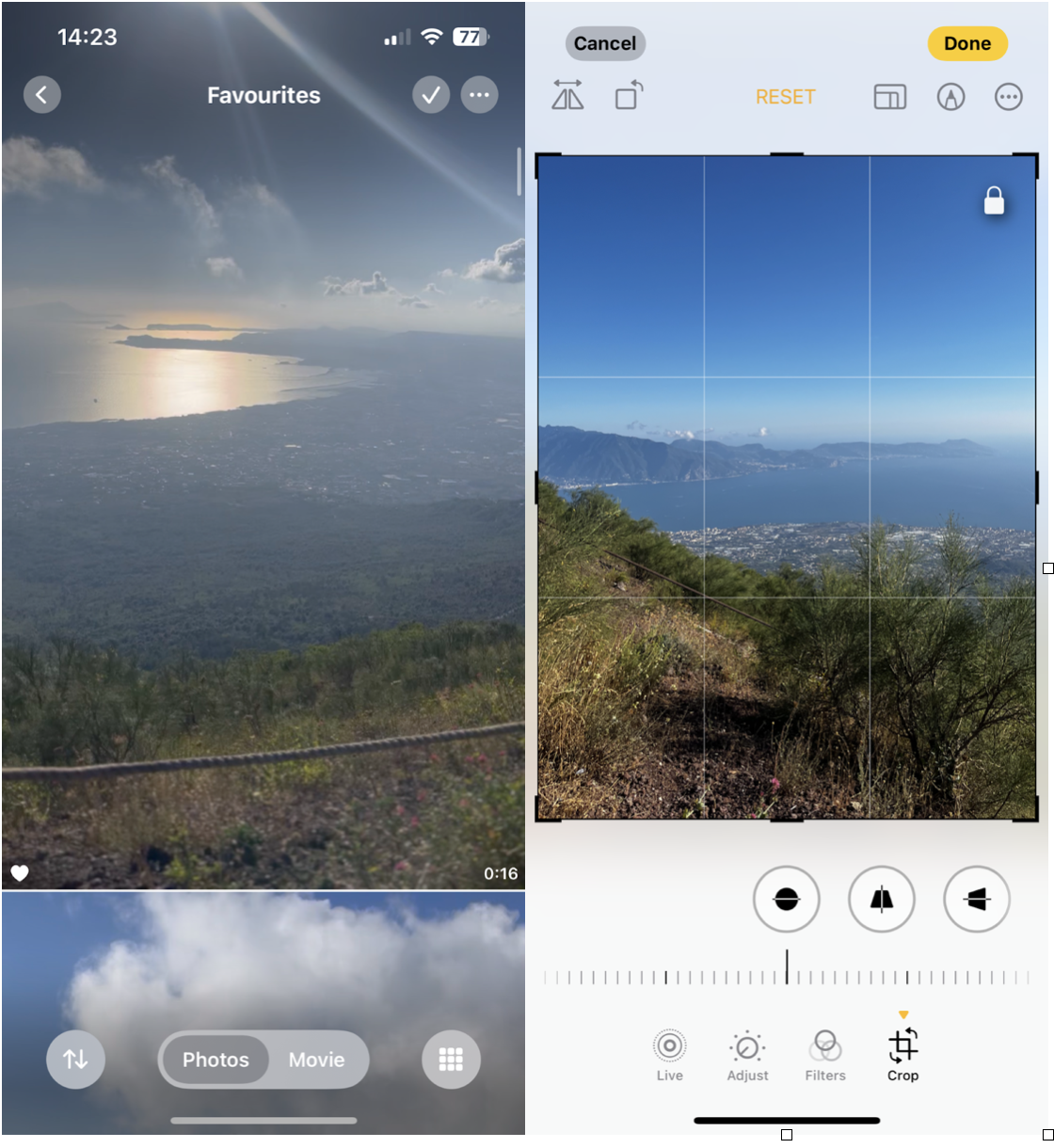 How to resize an image on iPhone